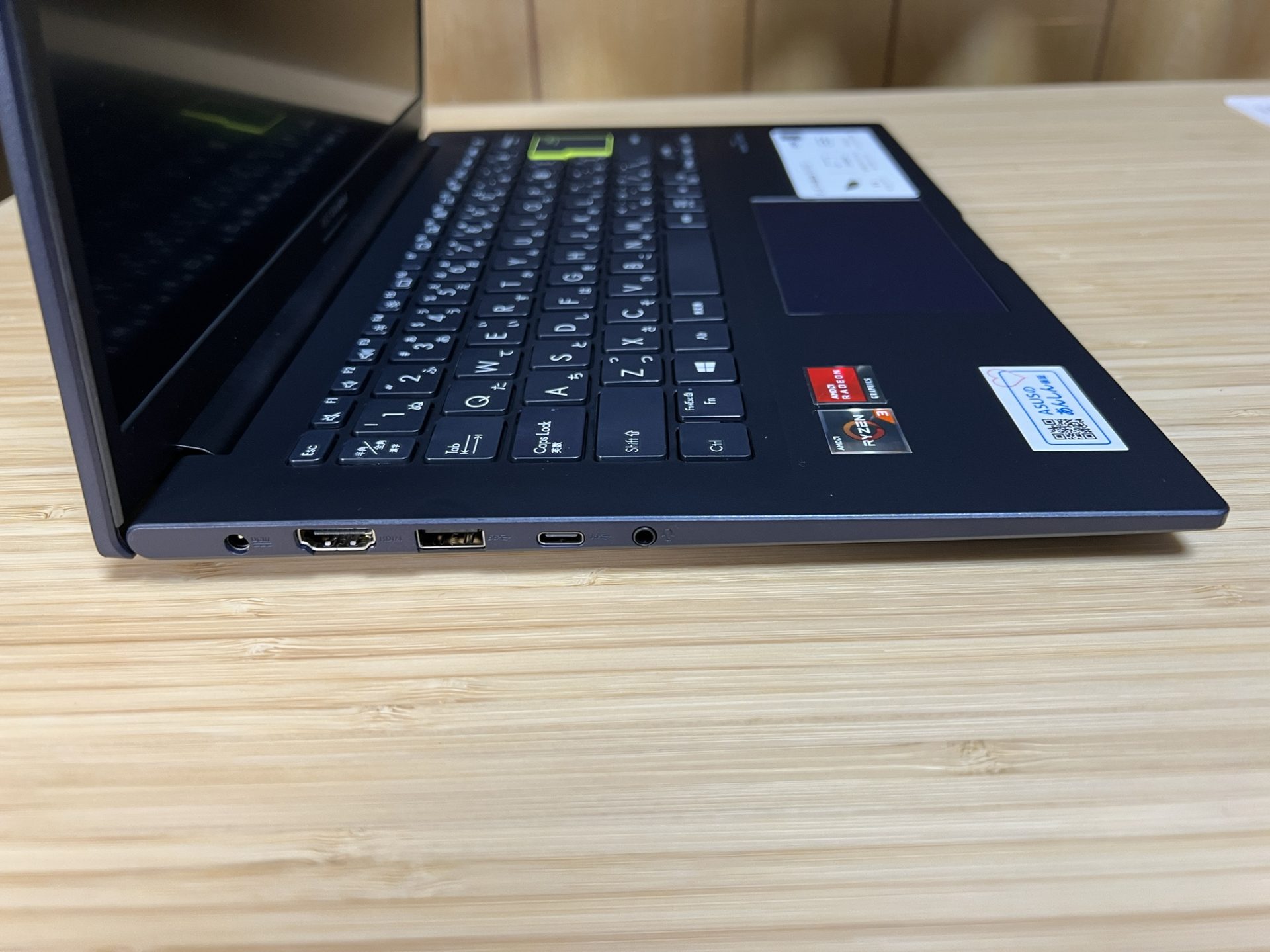 【ASUS M413DA-EB502RA レビュー】 ノートパソコン 14インチAMD Ryzen 3 3250U /4GB, 128GB ...